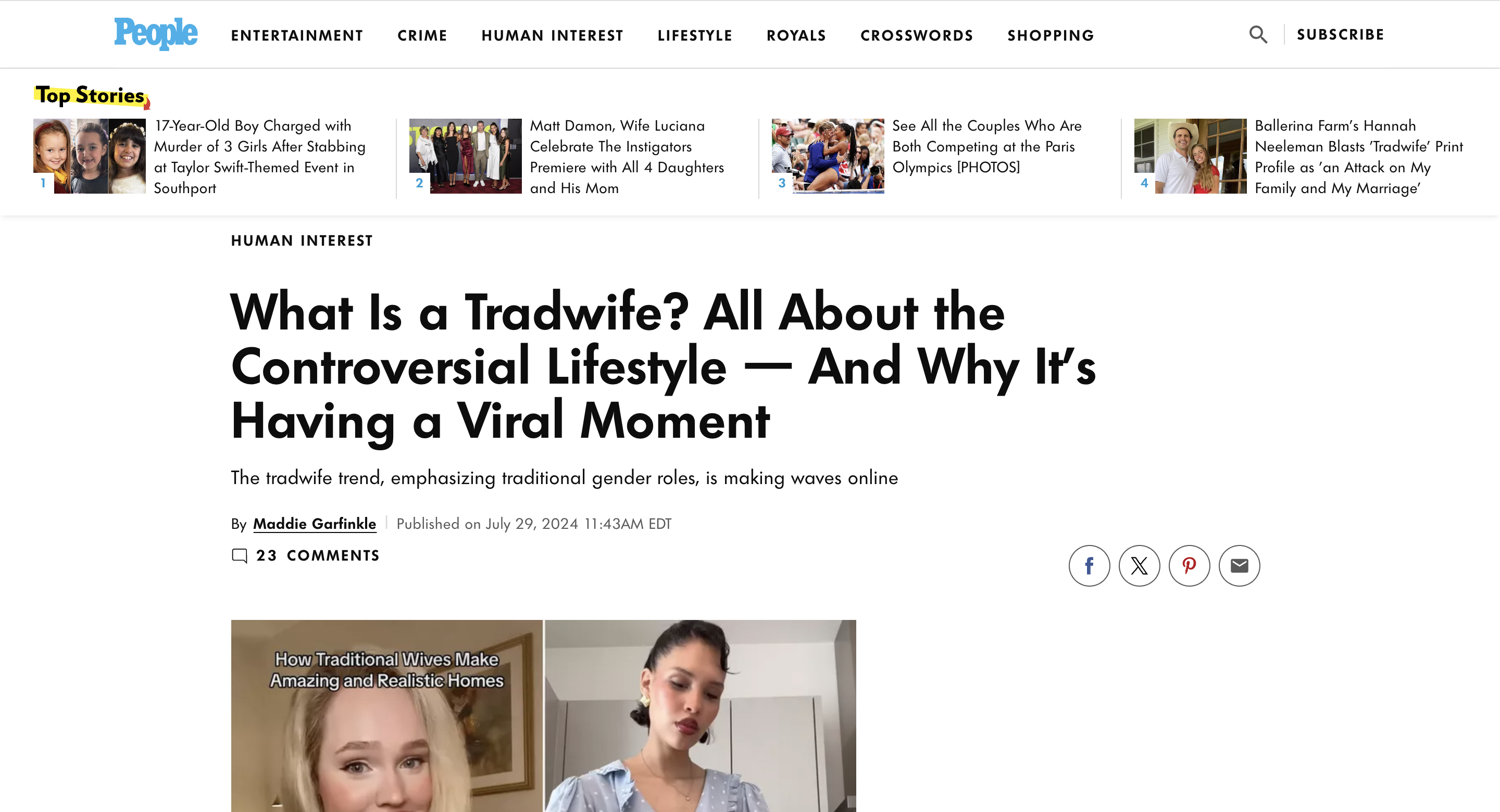 What Is a Tradwife? All About the Controversial Lifestyle — And Why It's Having a Viral Moment ...